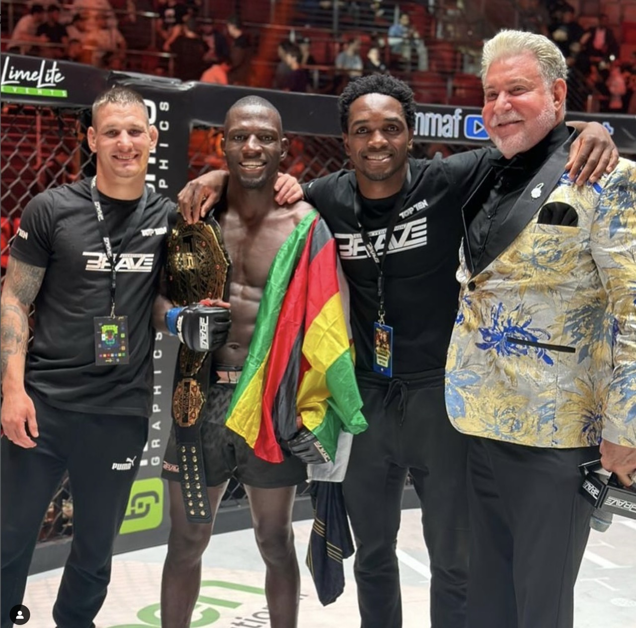 Nicholas Hwende Crowned BRAVE CF Bantamweight Champion After Thrilling ...